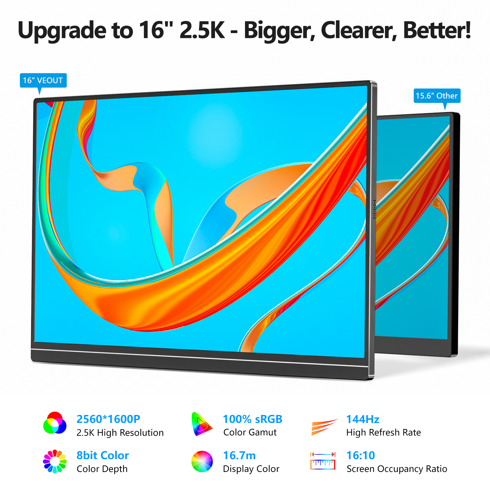 15.6 inch vs 16 inch Portable Monitors: Which is Right for You? (2025 ...