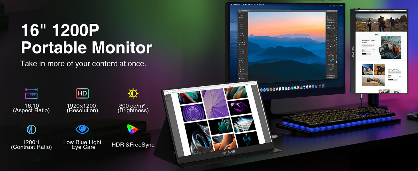 Why Veout 16 inch 1920x1200P 16:10 Portable Monitor is the Preferred C ...