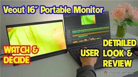 Veout 16 Portable Monitor Offers Crystal-Clear Display Anywhere – VEOUT ...