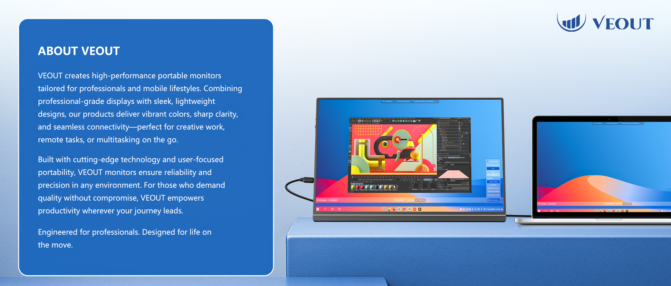 How to Use the VEOUT Portable Monitor with Microsoft Windows and macOS ...